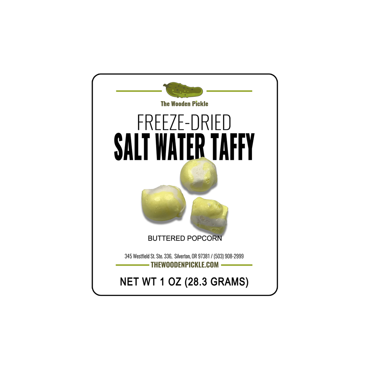 Freeze Dried Candy Buttered Popcorn Taffy – The Wooden Pickle